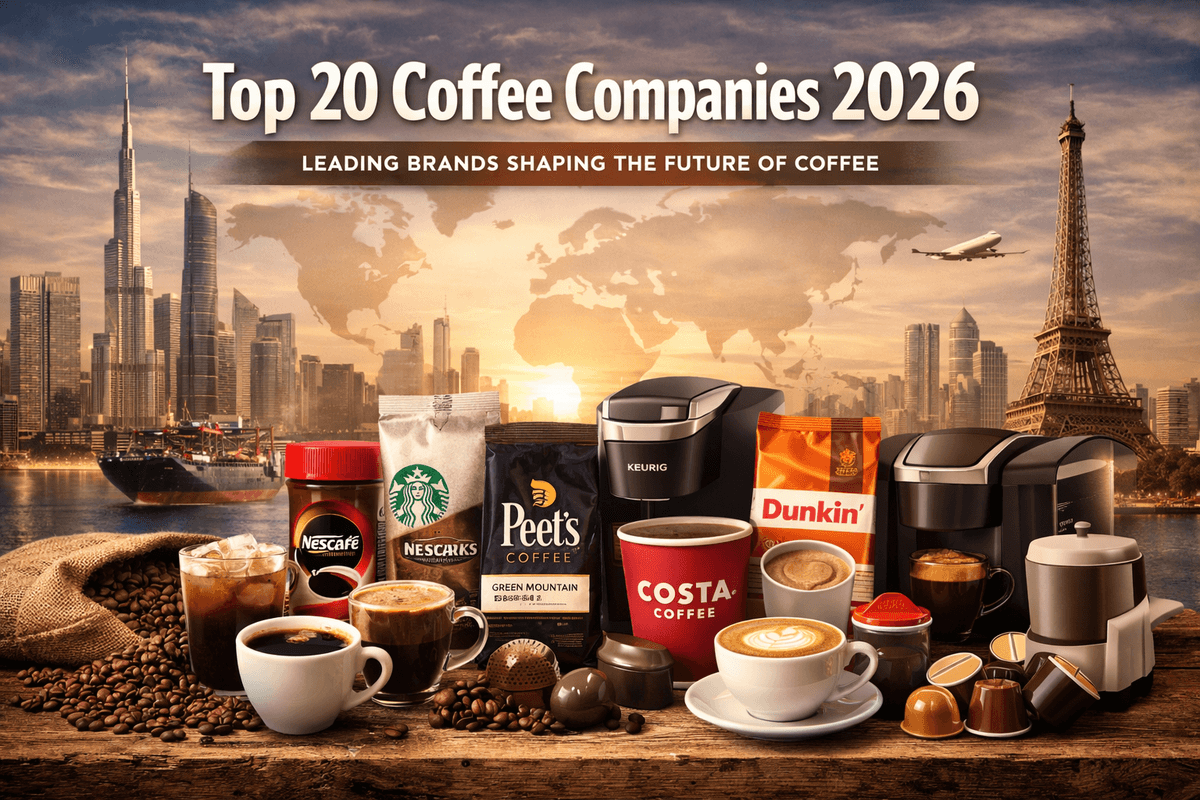 Top 20 Coffee Companies 2026: Market Insights - Qahwa World - Qahwa World